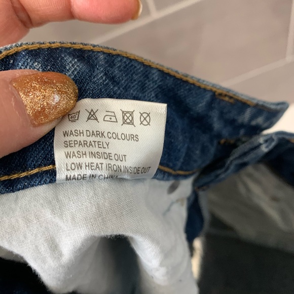 THE ROCK N REV | Shorts | Ana Corrine Butterfly Embroidered Denim ...